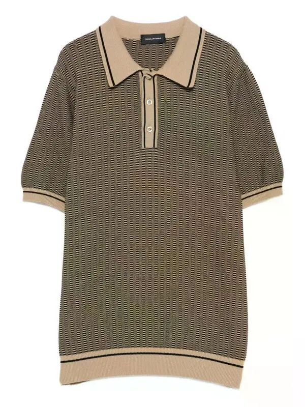 Tagliatore Patterned Polo Shirt