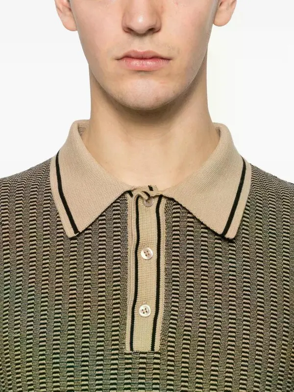 Tagliatore Patterned Polo Shirt