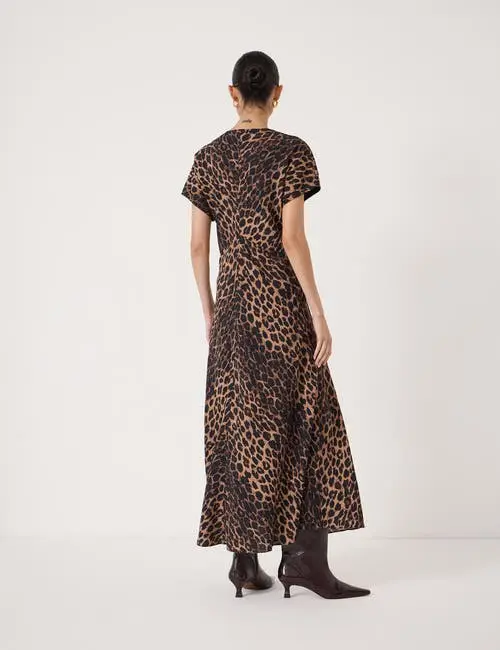 HUSH Grace Air Flow V-neck Midi Dress