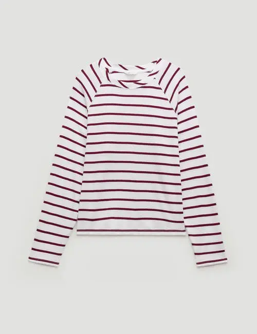 HUSH Matilda Raglan Stripe Top