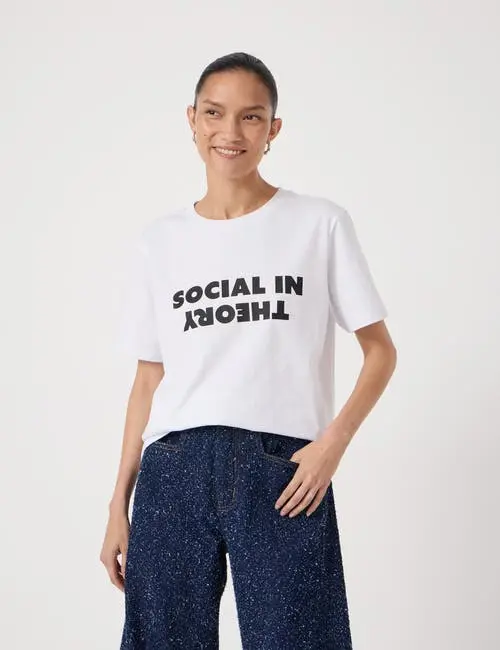 HUSH Social In Theory Graphic T-shirt