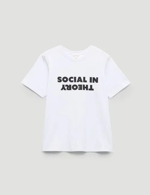 HUSH Social In Theory Graphic T-shirt