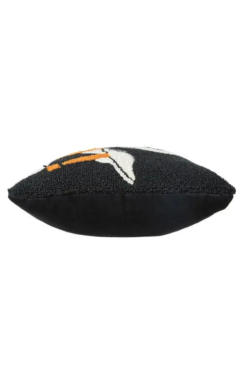 GLITZHOME Hooked Halloween Ghost Boo Pillow