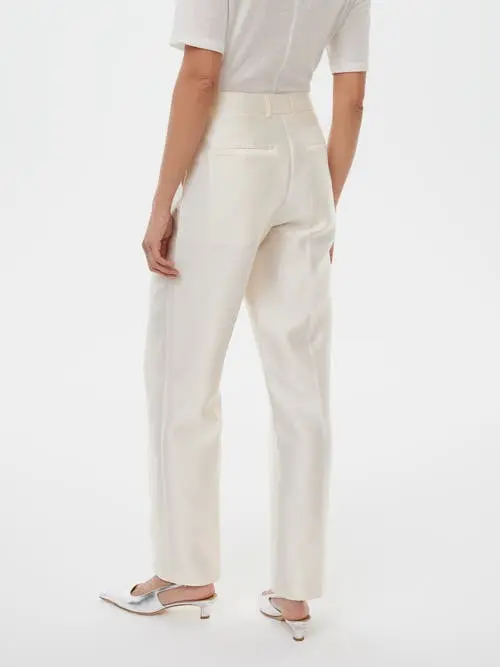 ALAS Bridal Tailored Silk-wool Pants