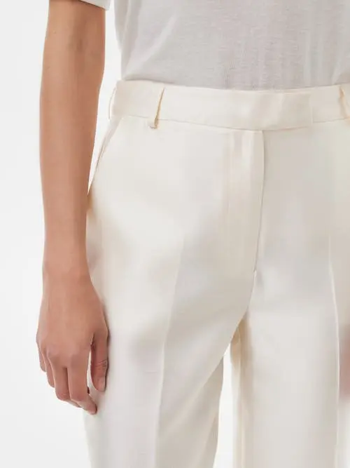 ALAS Bridal Tailored Silk-wool Pants