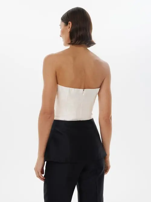 ALAS Silk-wool Embroidered Mini Skirt - Black