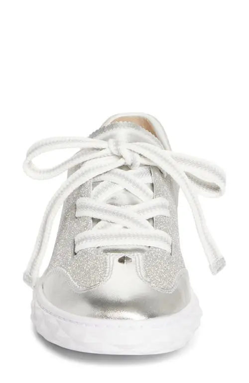 JIMMY CHOO Diamond Light Flex T-toe Sneakers - V Silver