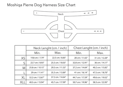 MOSHIQA Pierre Leather Dog Harness