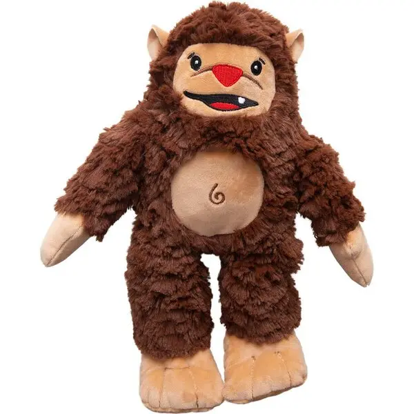 SNUGAROOZ Billy The Big Foot Plush Dog Toy - Brown