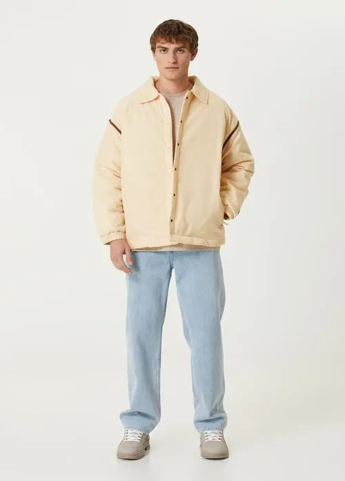 PCFG Puffer Coat With Contrast Tape Detailing