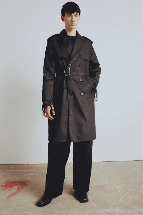 PCFG Cotton Blend Cargo Pants - Black