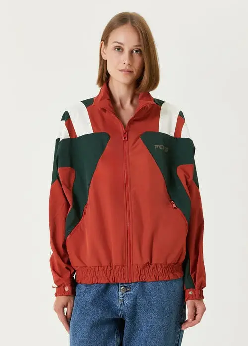 PCFG Oversized Boomerang Track Jacket - Red