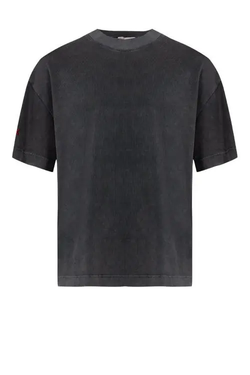 PCFG Cotton Your *itch Acid Washed Tshirt - Black