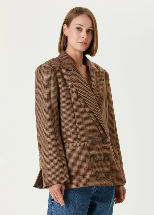 PCFG Cotton Big Shoulder Blazer Jacket