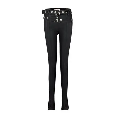 PCFG Belted Skinny Denim Pants