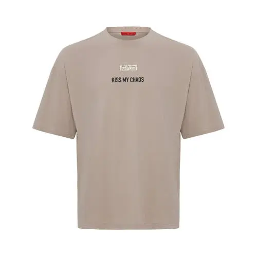 PCFG Pure Cotton Regular Fit Tshirt - Beige