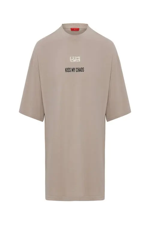 PCFG Pure Cotton Regular Fit Tshirt - Beige