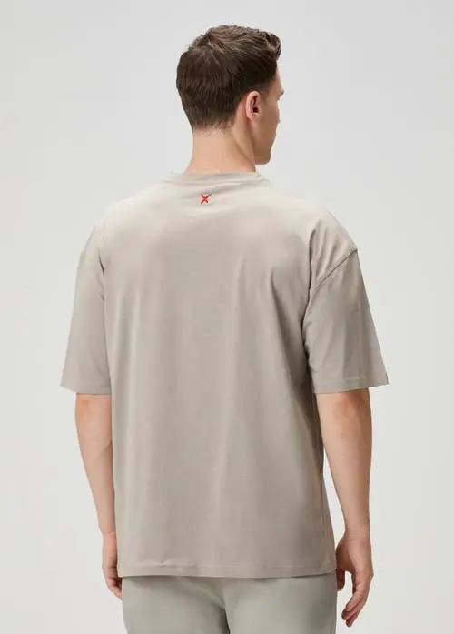 PCFG Pure Cotton Regular Fit Tshirt - Beige