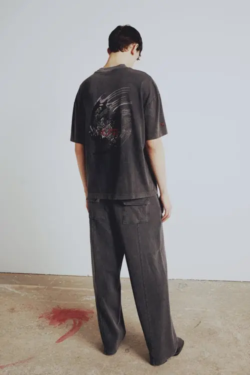 PCFG Pure Cotton Acid Wash Pant