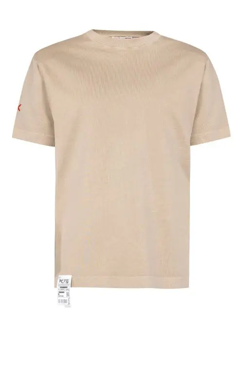 PCFG Pure Cotton Printed T-shirt - Beige