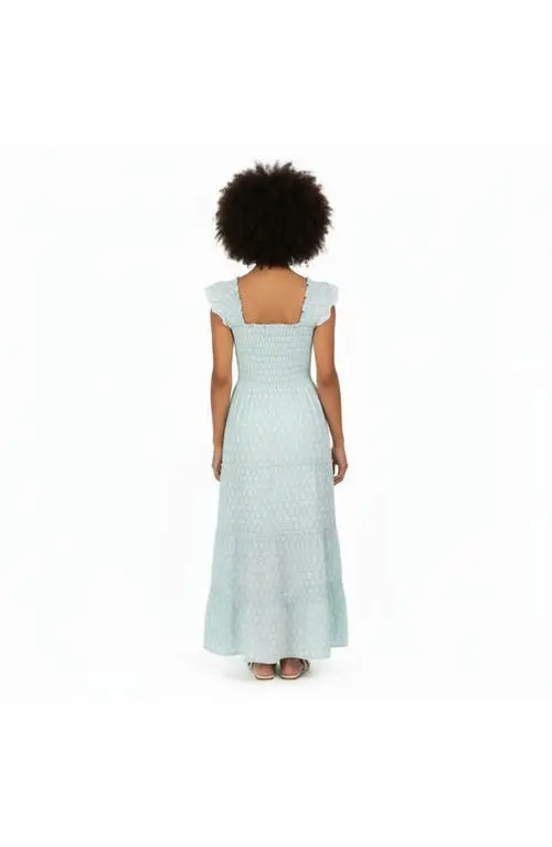 MER ST. BARTH Paloma Maxi Dress - Seafoam-booty