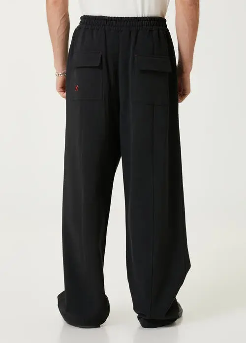 PCFG Dark Cotton Relaxed Fit Sweatpants - Black