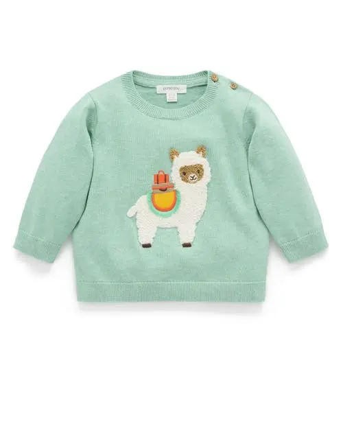 PUREBABY Llama Knit Sweater