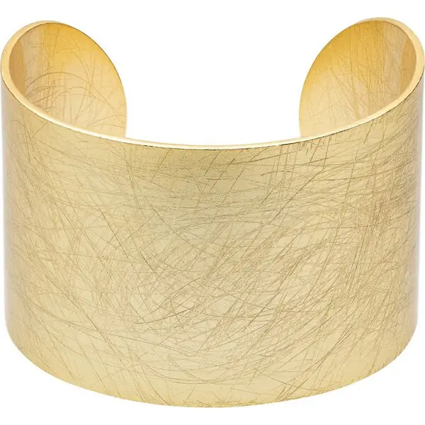 YOUZEY Hammered Cuff - Gold