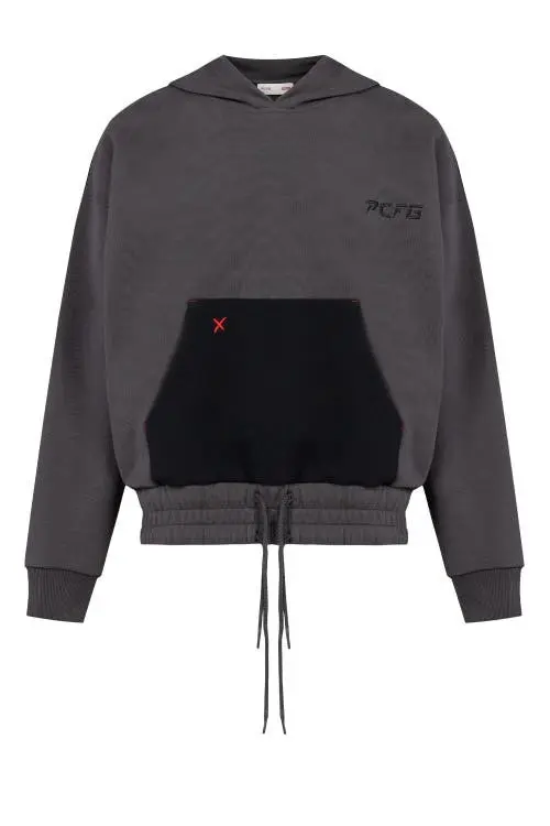 PCFG Cotton Cord Hoody - Anthracite