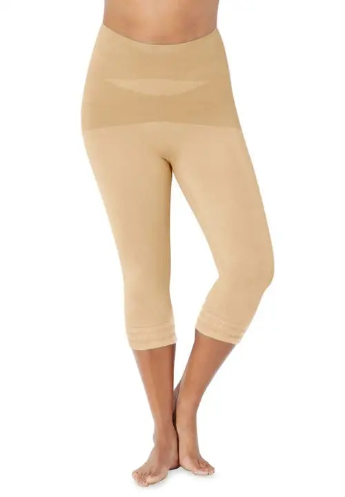 SECRET SOLUTIONS High Waist Capri Shaper
