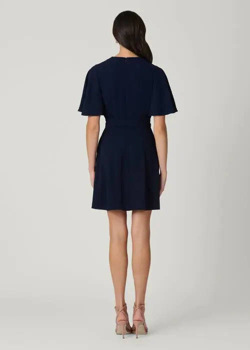 Shoshanna Sophie Crepe Mini Dress