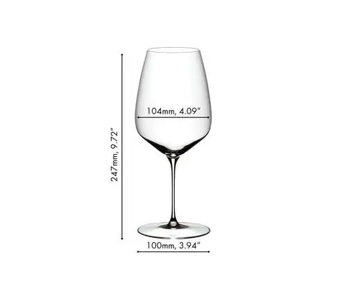 RIEDEL Veloce Cabernet/merlot Wine Glass - Clear