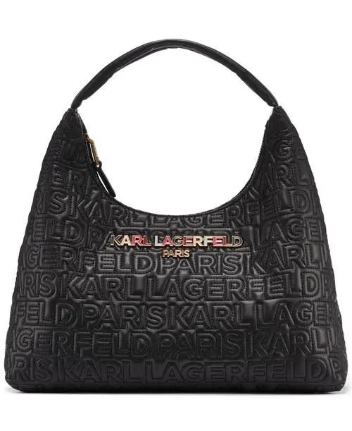 Karl Lagerfeld Paris Voyage Hobo - Black Multi