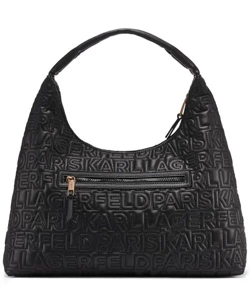 Karl Lagerfeld Paris Voyage Hobo - Black Multi