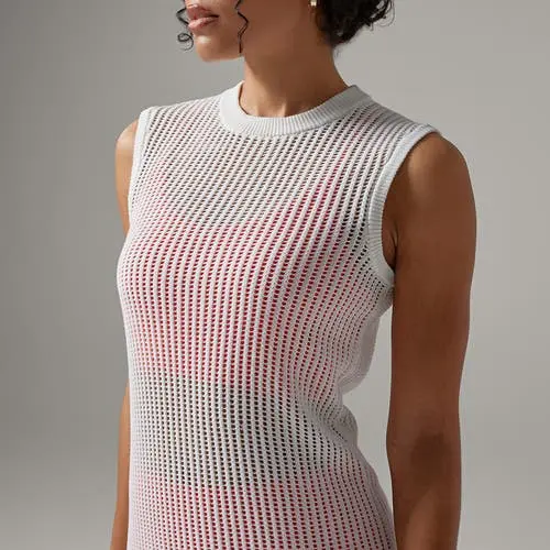 TAVI Retreat Sleeveless Open Knit Dress