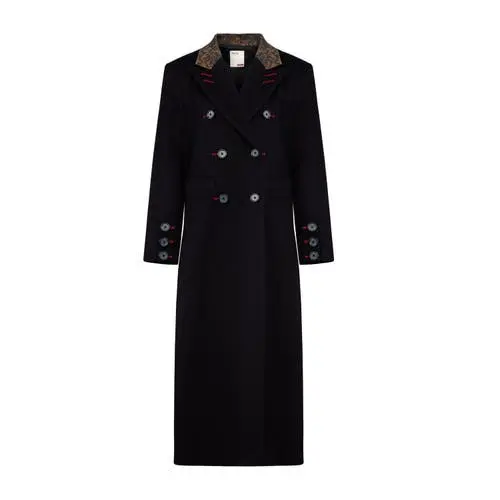 PCFG Wool & Cashmere Blend Oversized Long Overcoat