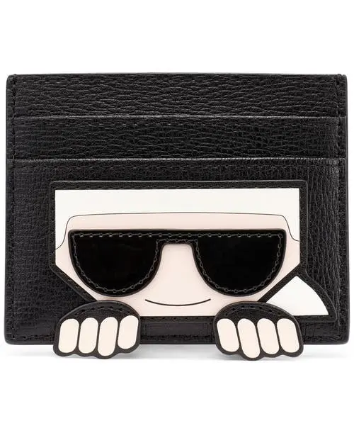 Karl Lagerfeld Paris Karl Card Case - Black