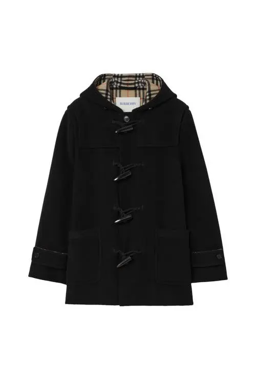 Burberry Short Wool Harrogate Duffle Coat
