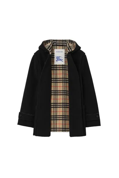 Burberry Short Wool Harrogate Duffle Coat