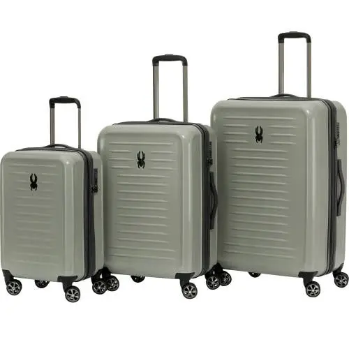 SPYDER Rails 3-piece Hardside Luggage Set - Moss Gray