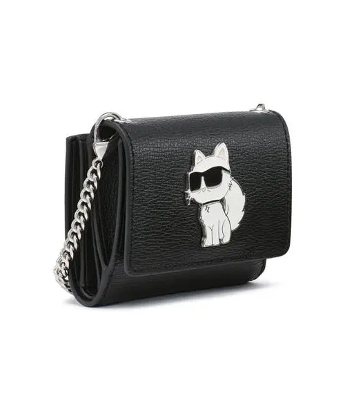 Karl Lagerfeld Paris Wallet On A Chain - White/black 2