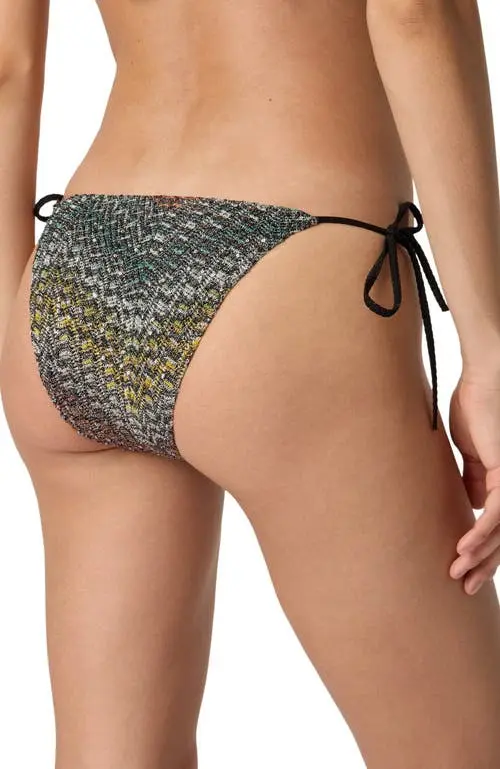 Missoni Mixed Viscose Lamé Bikini With Sequins