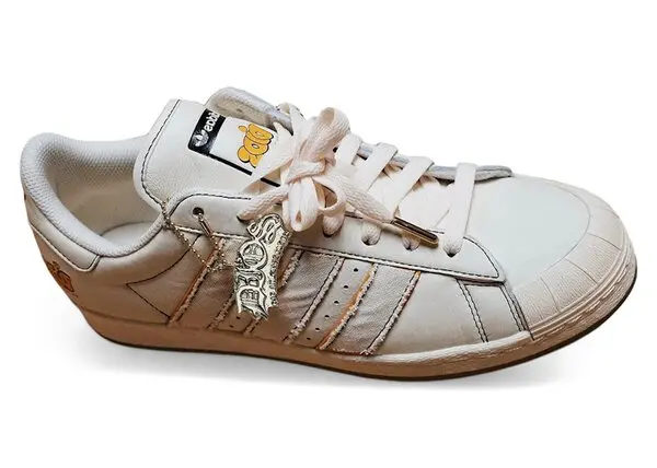 Adidas Superstar Dios Homies & Familia - Off White/cream/yellow