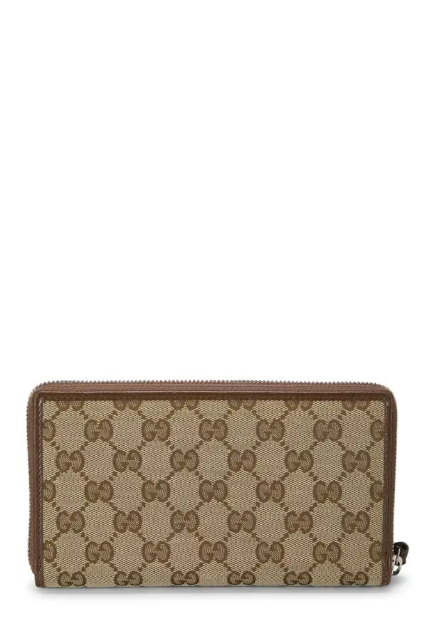 Balenciaga X Gucci Canvas Hacker Neo Classic Zip Around Wallet