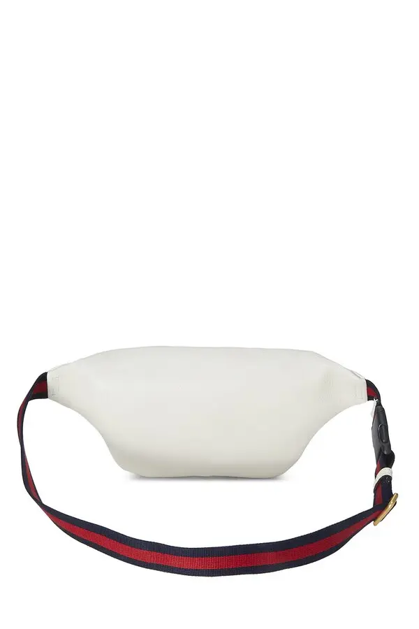 Gucci Logo Printed Belt Bag - White