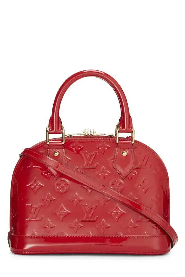 LOUIS VUITTON Monogram Vernis Alma Nm Handbag