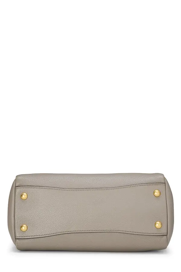 Prada Vitello Daino Convertible Zip Handbag