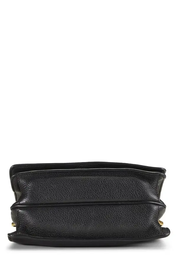 Prada Vitello Daino Double Strap Crossbody Bag - Black | Editorialist