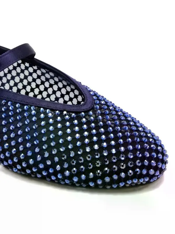 LE SILLA Beaded Gilda Ballet Flats