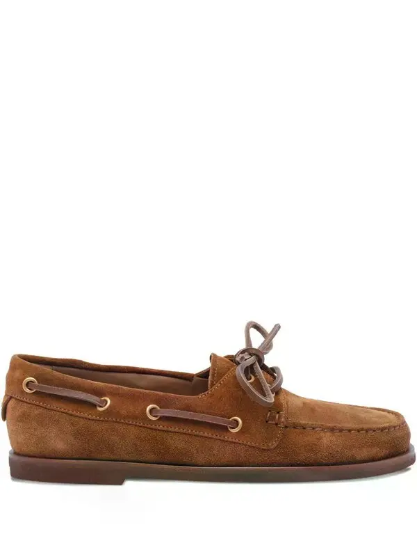 GIANVITO ROSSI Vandée Suede Loafers